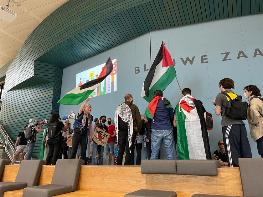 Camp of Pro-Palestine protesters broken down