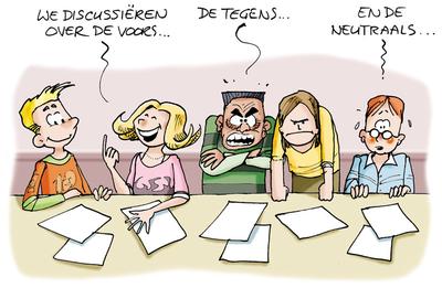 Studenten in debat met gemeentelijke politici