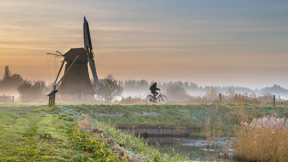 Nederland is een fietsland door sterk staaltje polderen