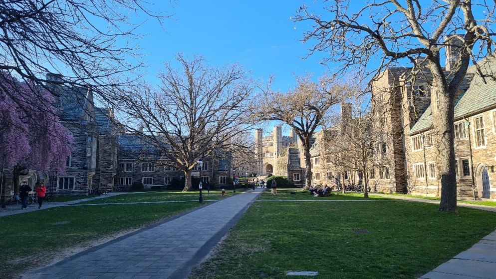 En hoe is het in Princeton, New Jersey?